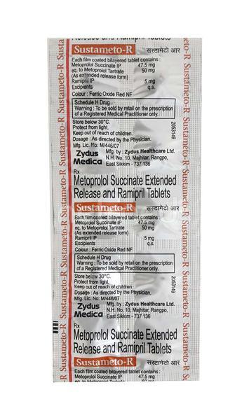 Sustameto R Tablet 10'S : Price, Uses, Side Effects | Netmeds