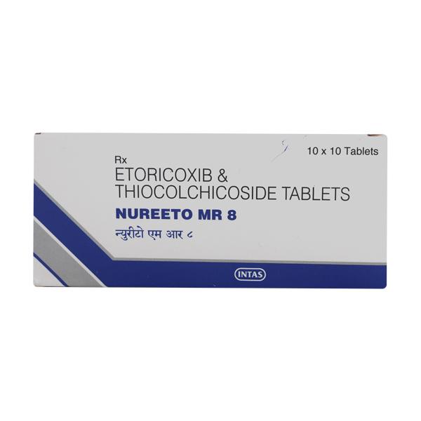 Buy Nureeto MR 8mg Tablet 10'S Online at Upto 25% OFF | Netmeds