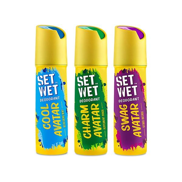 Buy Set Wet Cool, Charm and Swag Avatar Deodorant and Body Spray ...