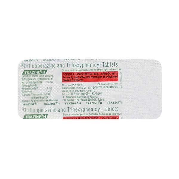 Buy Trazine H Tablet 10'S Online at Upto 25% OFF | Netmeds