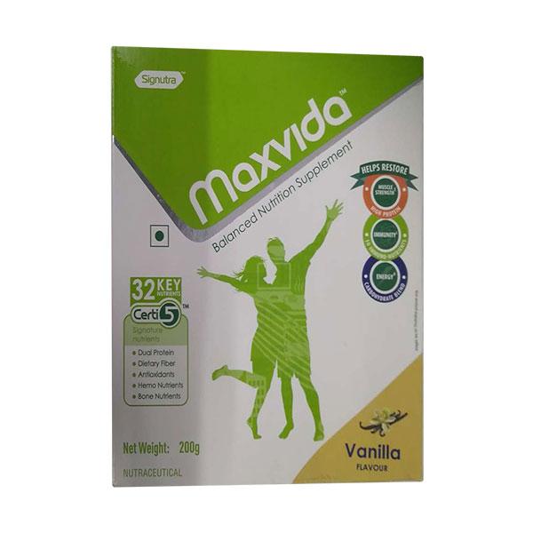 Buy Maxvida Balanced Nutrition Supplement Powder - Vanilla (Refill Pack ...