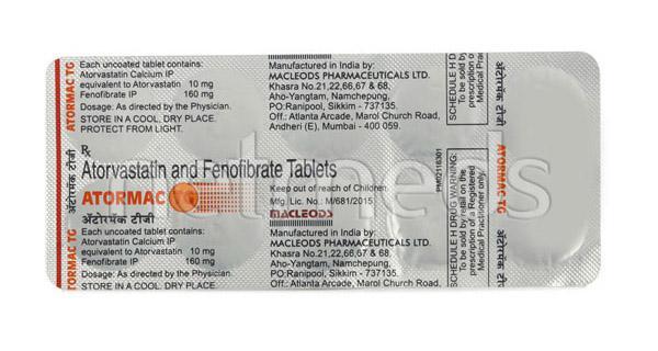 Buy Atormac TG Tablet 10'S Online at Upto 25% OFF | Netmeds