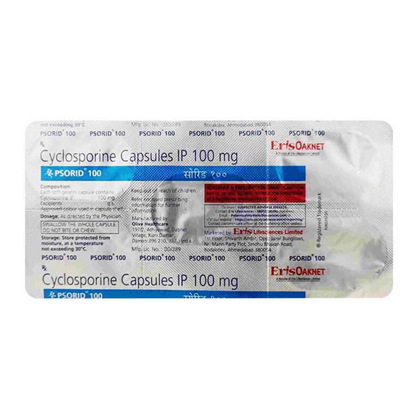 Buy Psorid 100mg Capsule 5'S Online at Upto 20% OFF | Netmeds
