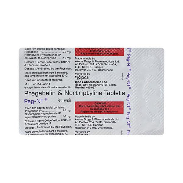 PEG NT Tablet 15's Price, Uses, Side effects, Substitutes | Netmeds