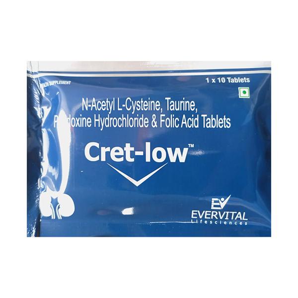 CRET LOW Tablet 10's - Buy Medicines online at Best Price from Netmeds.com