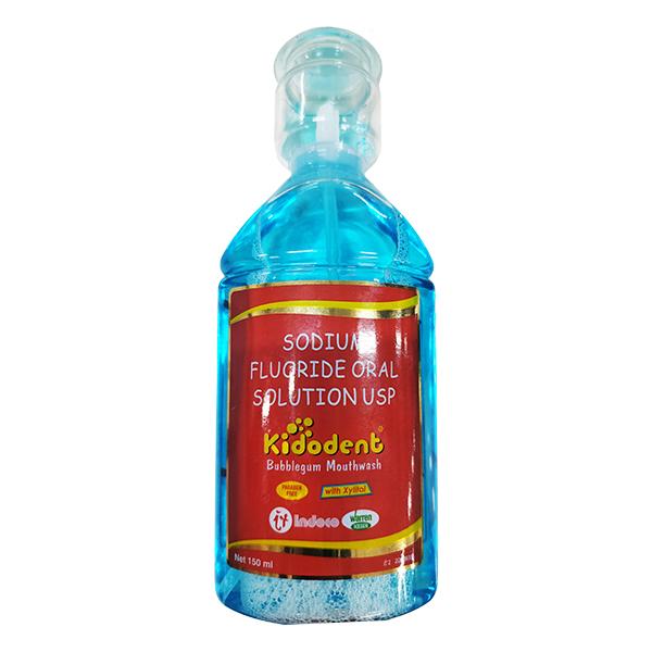 KIDODENT BUBBLEGUM PARABEN FREE Mouth Wash 150ml Price, Uses, Side ...