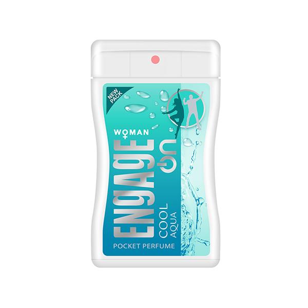 Buy Engage On Woman Pocket Perfume - Cool Aqua 17 ml Online at Best ...