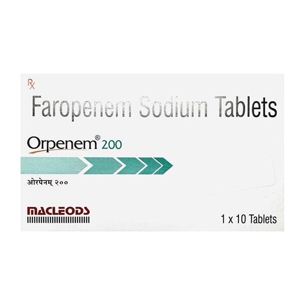 Buy ORPENEM 200 Tablet 10's Online | Netmeds