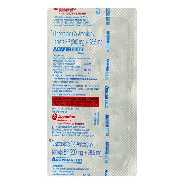 Augpen Kid DT Tablet 10'S : Uses, Side Effects, Price | Netmeds