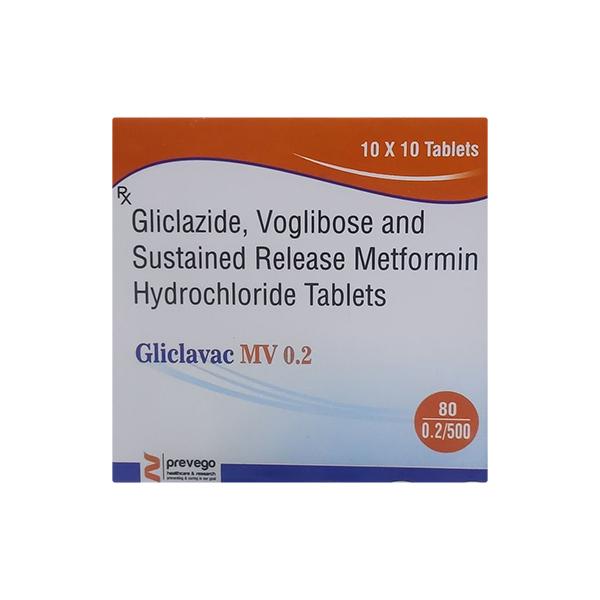 GLICLAVAC MV Tablet 10's : Price, Uses, Side Effects | Netmeds