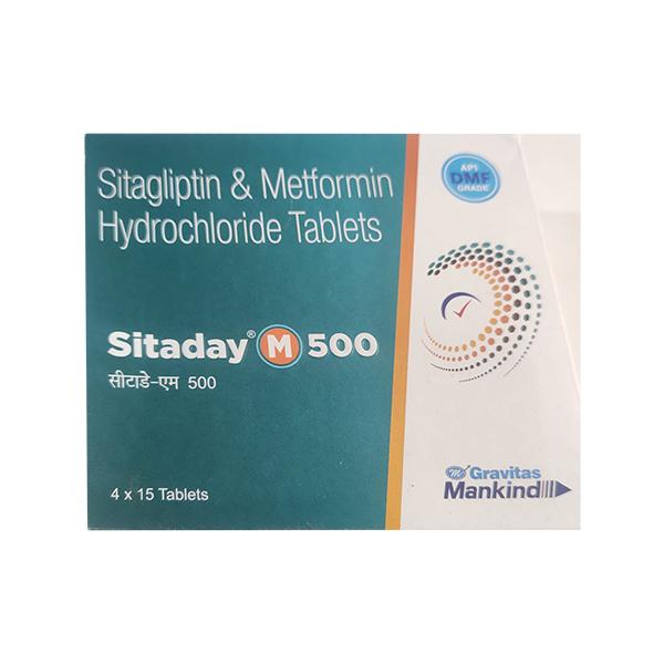 Buy SITADAY M 500 Tablet 15's Online at Upto 25% OFF | Netmeds