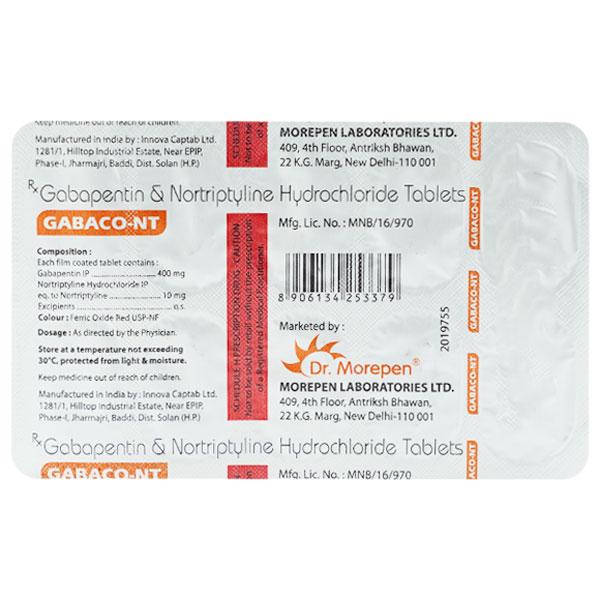 Buy GABACO NT Tablet 10's Online at Upto 25% OFF | Netmeds