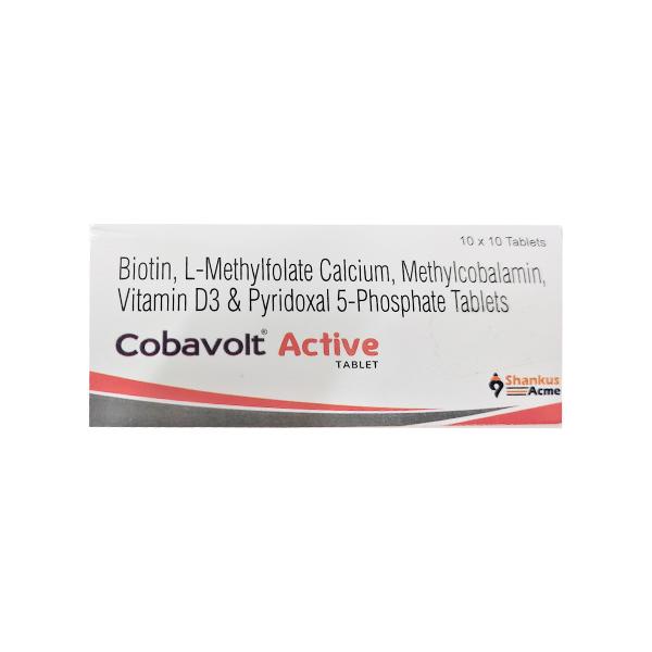 COBAVOLT ACTIVE Tablet 10's Price, Uses, Side effects, Substitutes ...