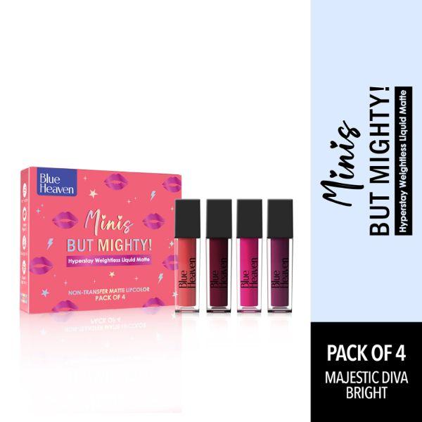 Buy Blue Heaven Minis But Mighty Hyperstay Matte Lipstick-Majestic Diva ...