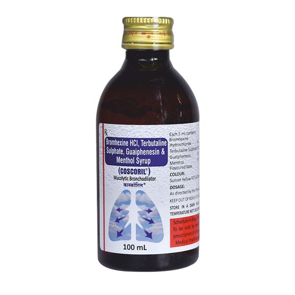 Coscoril Syrup 100ml : Uses, Side Effects, Price | Netmeds