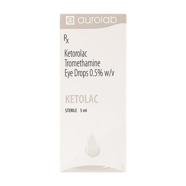 KETOLAC Ophthalmic Solution 5ml Price, Uses, Side effects, Substitutes ...