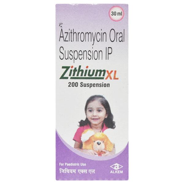 Buy Zithium XL 200mg Suspension 30ml Online at Upto 25% OFF | Netmeds