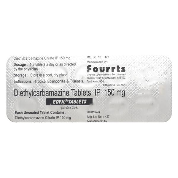 Buy Eofil 150mg Tablet 10'S Online at Upto 25% OFF | Netmeds