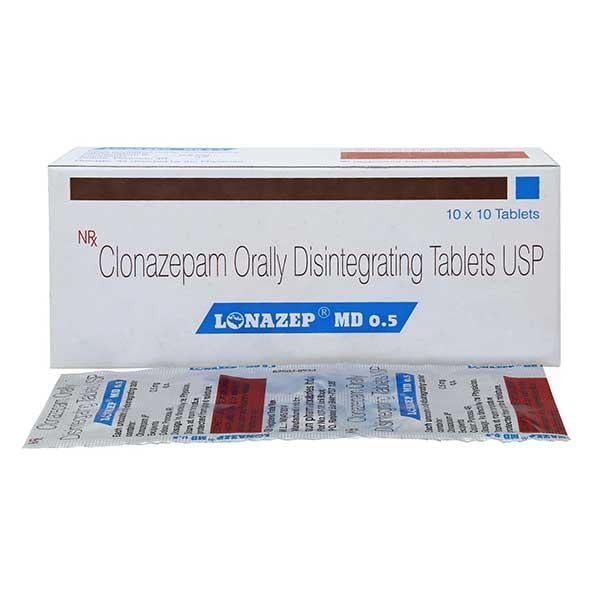 Lonazep MD 0.5mg Tablet 10'S - Price, Uses, Side Effects, and ...
