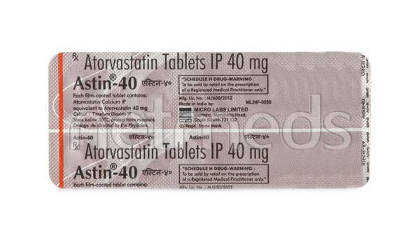 Buy Astin 40mg Tablet 10'S Online at Upto 25% OFF | Netmeds