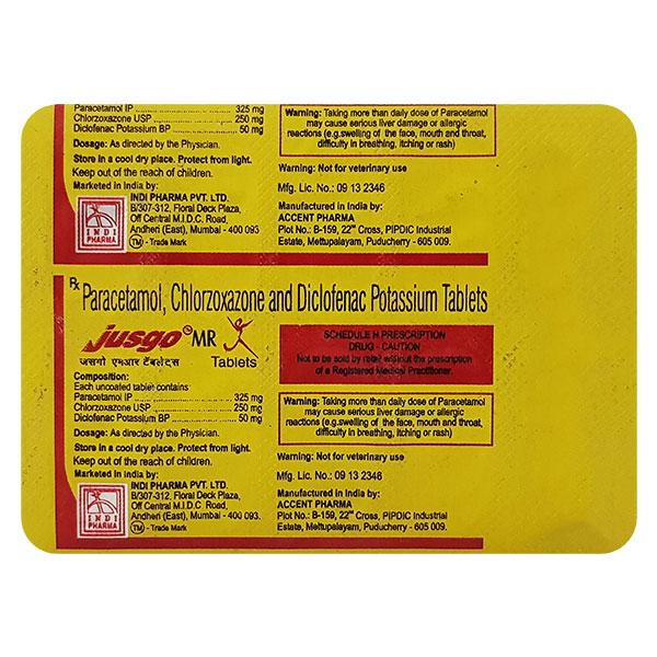 Buy Jusgo MR Tablet 10'S Online at Upto 25% OFF | Netmeds
