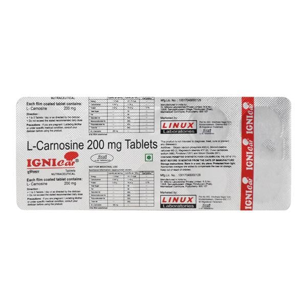 Ignicar 200mg Tablet 10'S - Price, Uses, Side Effects | Netmeds