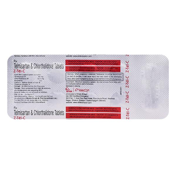 Z TEL C Tablet 10's Price, Uses, Side effects, Substitutes | Netmeds