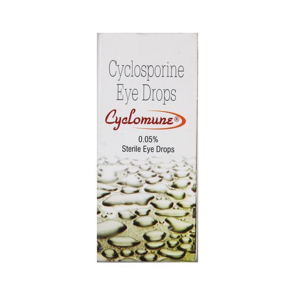 Cyclomune 0.05% Eye Drops 3ml : Price, Uses, Side Effects | Netmeds