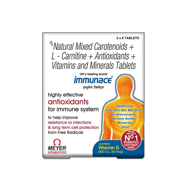 Immunace Tablet 30's Online at Best Price - Multi-Vitamins
