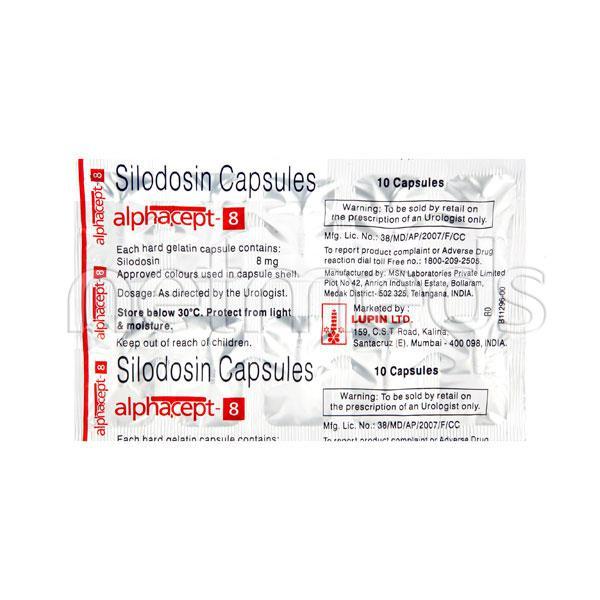 Alphacept 8mg Capsule 10'S : Price, Uses, Side Effects | Netmeds