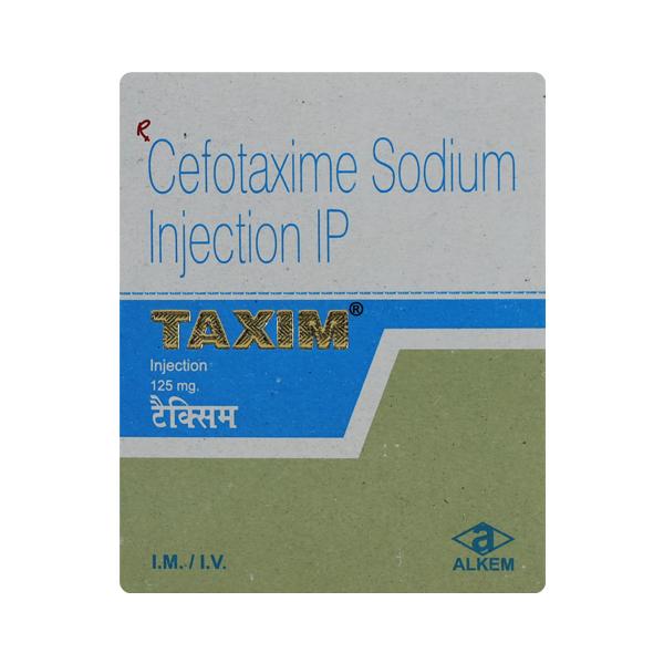 Taxim 125mg Injection 1's : Price, Uses, Side Effects | Netmeds