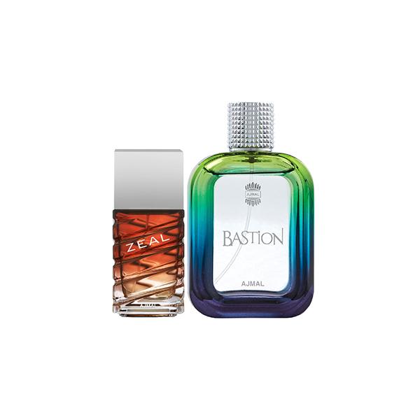 Buy Ajmal Zeal EDP Aquatic Woody Perfume And Bastion EDP Woody Aromatic ...