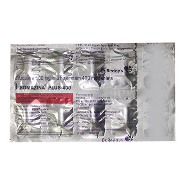 Somazina Plus 400 Tablet 10'S Price, Uses, Side effects, Substitutes ...