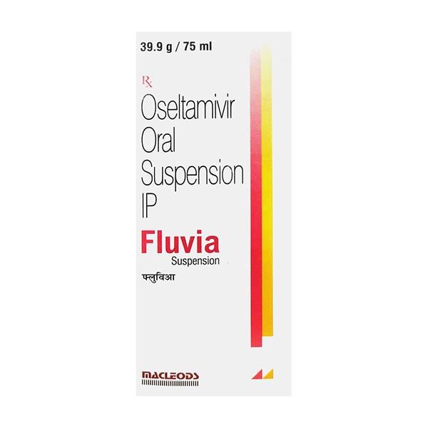 Buy FLUVIA Oral Suspension 100ml Online | Netmeds