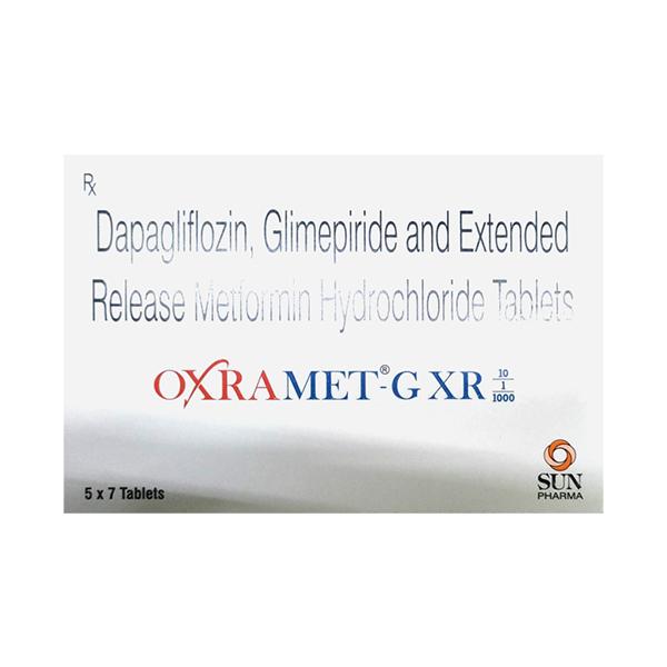 OXRAMET G XR 10/1/1000 Tablet 7's Price, Uses, Side effects ...
