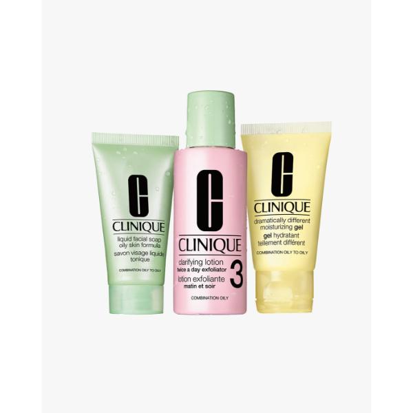 Buy CLINIQUE 3 Step Introduction Kit Skin Type 3 Combination Oily 180 ...