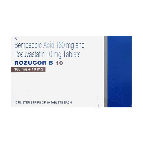 ROZUCOR B 10 Tablet 10's Price, Uses, Side effects, Substitutes | Netmeds