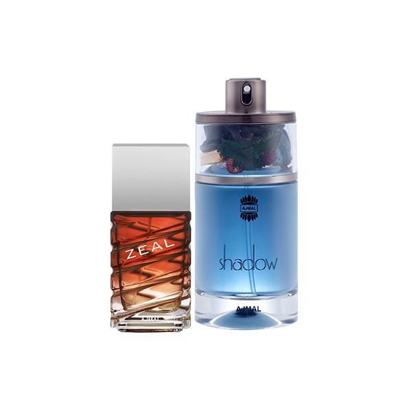 Buy Ajmal Zeal EDP Aquatic Woody Perfume And Shadow Him EDP Spicy Woody ...