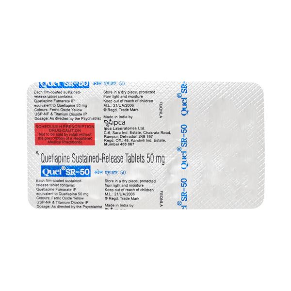 Buy Quel SR 50mg Tablet 10'S Online at Upto 25% OFF | Netmeds
