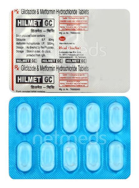Hilmet GC Tablet 10'S : Price, Uses, Side Effects | Netmeds