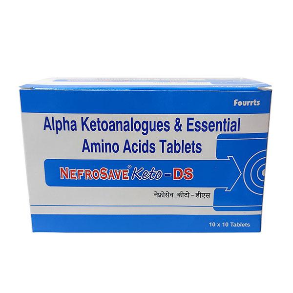 NEFROSAVE KETO DS Tablet 10's Price, Uses, Side effects, Substitutes ...