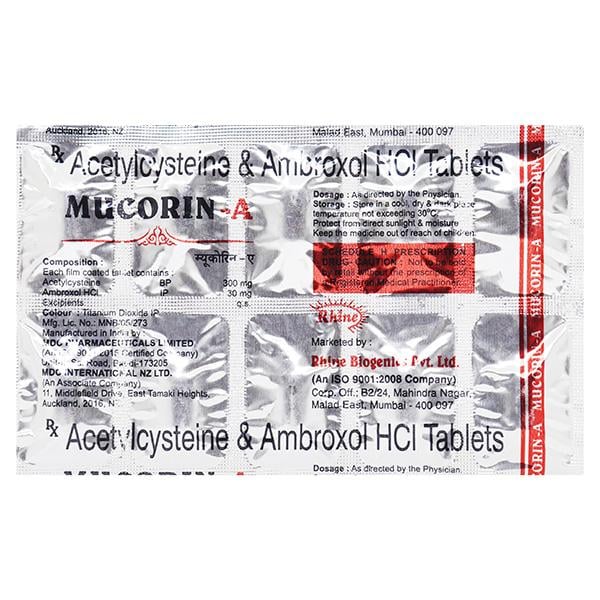 Buy MUCORIN A Tablet 10's Online at Upto 25% OFF | Netmeds