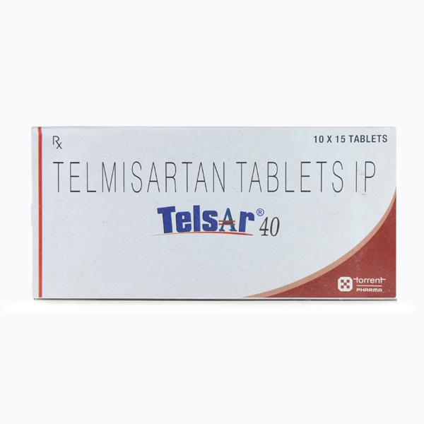 Telsar 40mg Tablet 15'S : Price, Uses, Side Effects | Netmeds