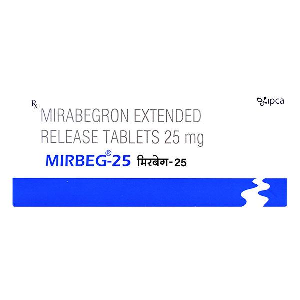 Mirbeg 25mg Tablet 10'S Price, Uses, Side effects, Substitutes | Netmeds