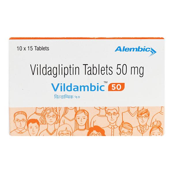 VILDAMBIC 50 Tablet 15's : Price, Uses, Side Effects | Netmeds