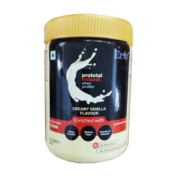 PROTOTAL NATURAL WHEY PROTEIN NO ADDED SUGAR CREAMY VANILLA FLAVOUR ...