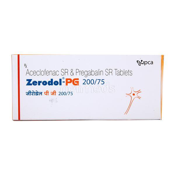 Zerodol PG 200/75 Tablet 10'S Price, Uses, Side effects, Substitutes ...