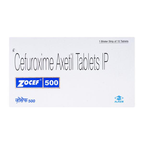 Zocef 500mg Tablet 10'S - Price, Uses, Side Effects | Netmeds