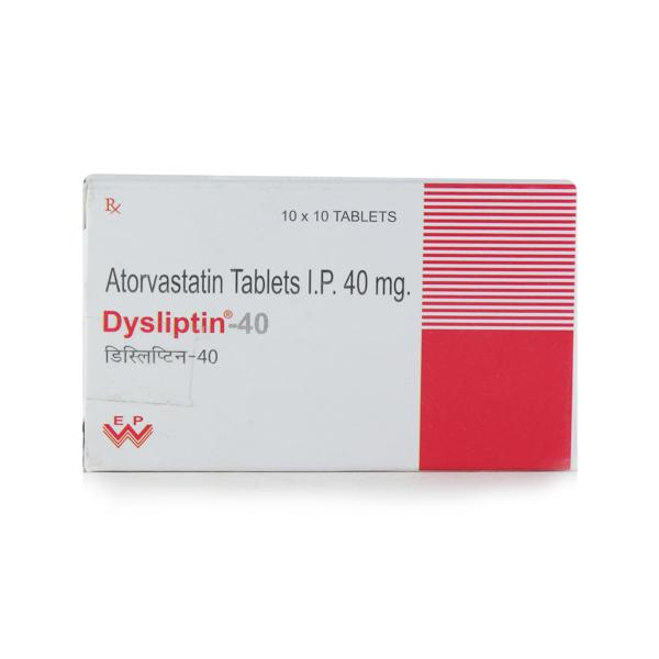 Dysliptin 40mg Tablet 10'S - Buy Medicines online at Best Price from ...