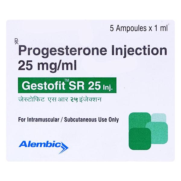 Gestofit SR 25mg Injection 1'S Price, Uses, Side effects, Substitutes ...